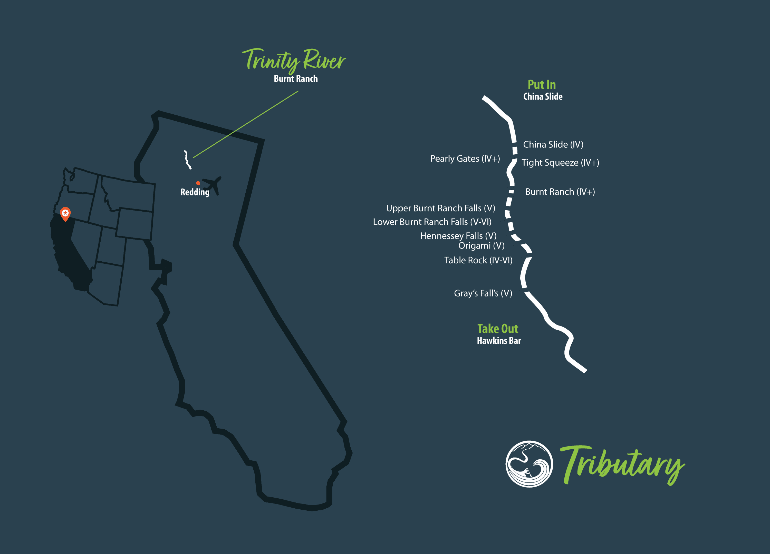 Trinity River – 1 Day Burnt Ranch Gorge Rafting Trip