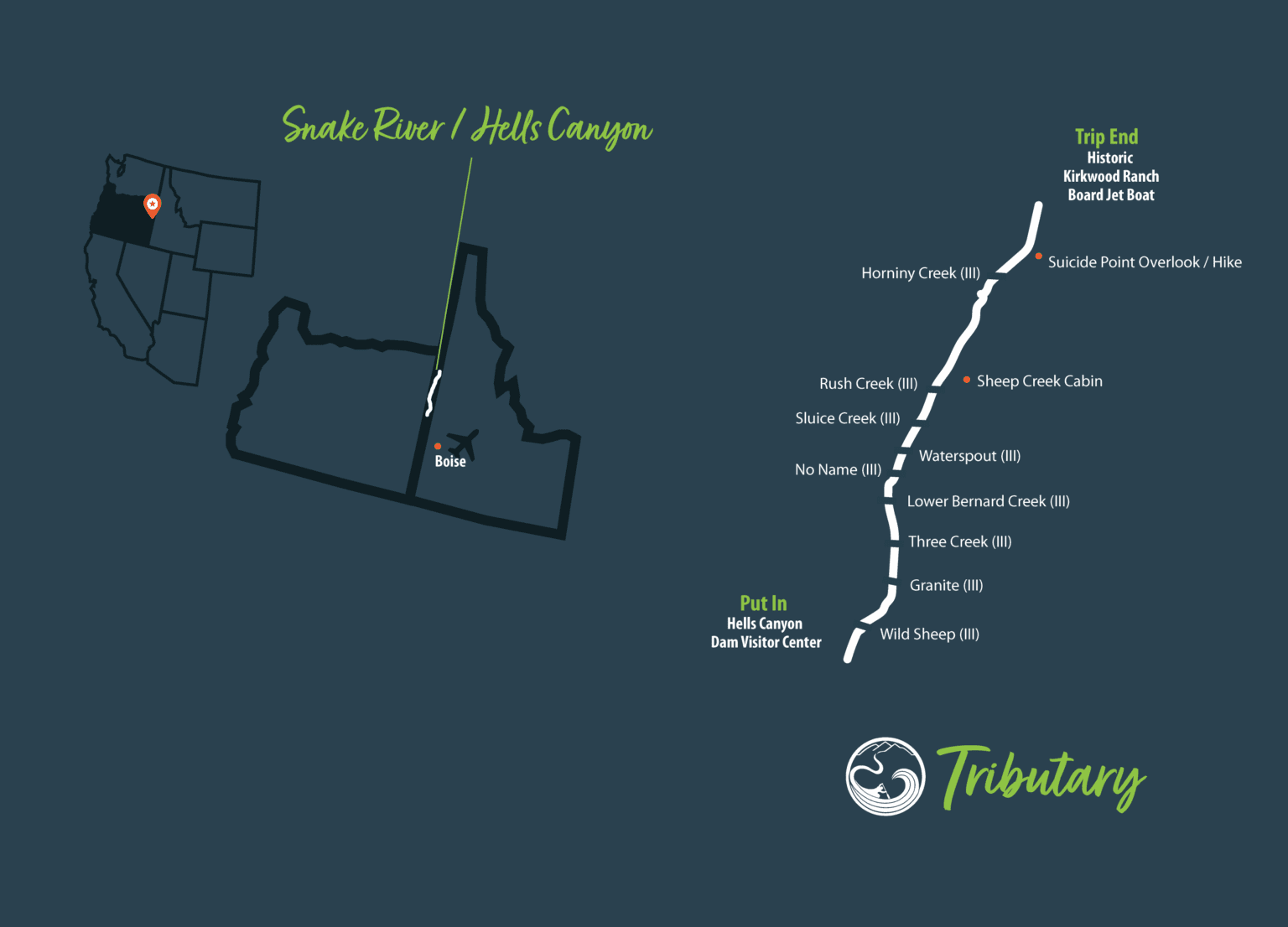 Hells Canyon / Snake River - 4 Day Rafting Trip | Tributary Whitewater