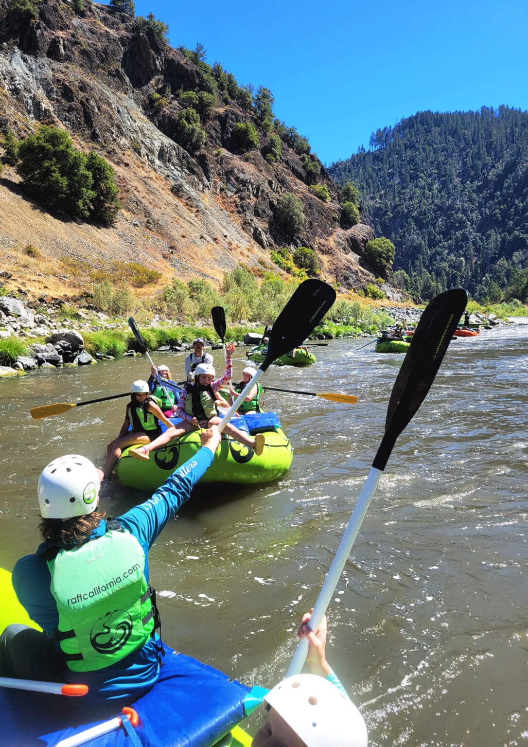 Rafting Near Bend | Tributary Whitewater